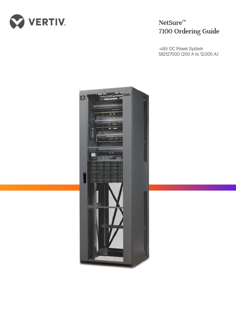 Netsure 7100 Ordering Guide | PDF | Rectifier | Alternating Current