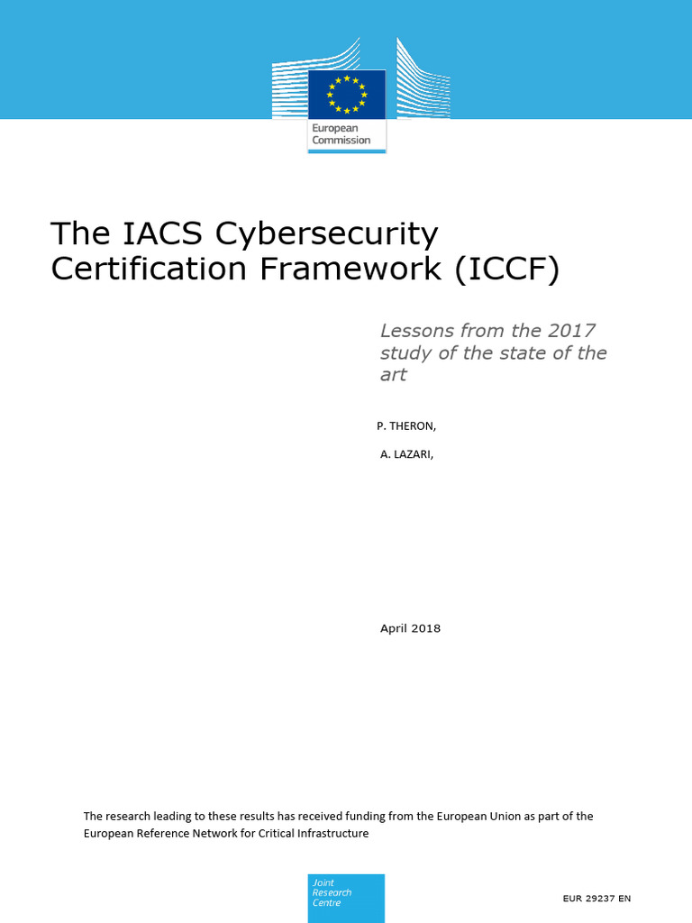 The Iacs Cybersecurity Certification Framework Pdf Computer