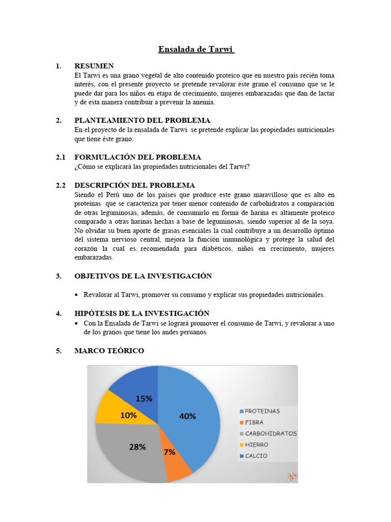 El Tarwi | PDF | Salud y bienestar