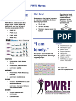 PWR Moves Workout For Parkinsons | PDF