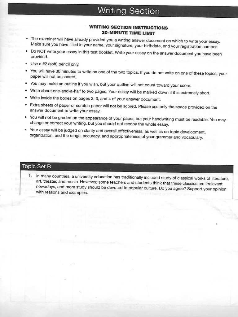 ECPE Form B Writing | PDF