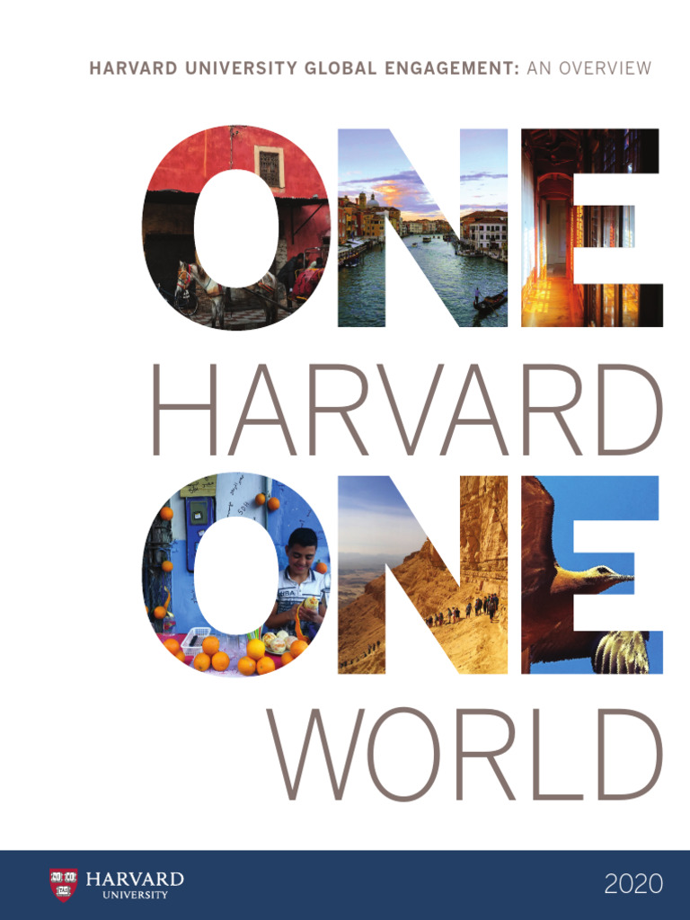 One Harvard One World Brochure 2020 - Final | Download Free PDF | Harvard University | Dentistry