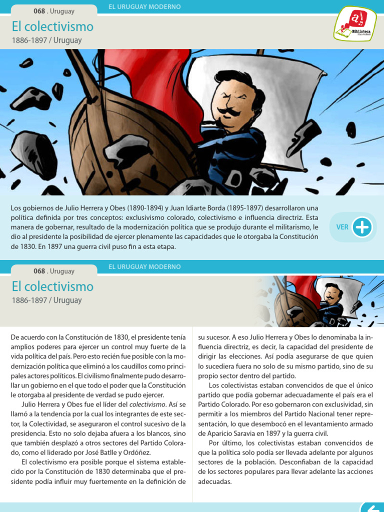 El Colectivismo (Ficha CEIBAL) | PDF | Uruguay | Gobierno