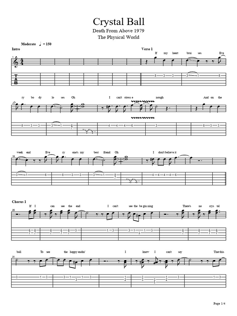 Death From Above 1979 - Crystal Ball | PDF