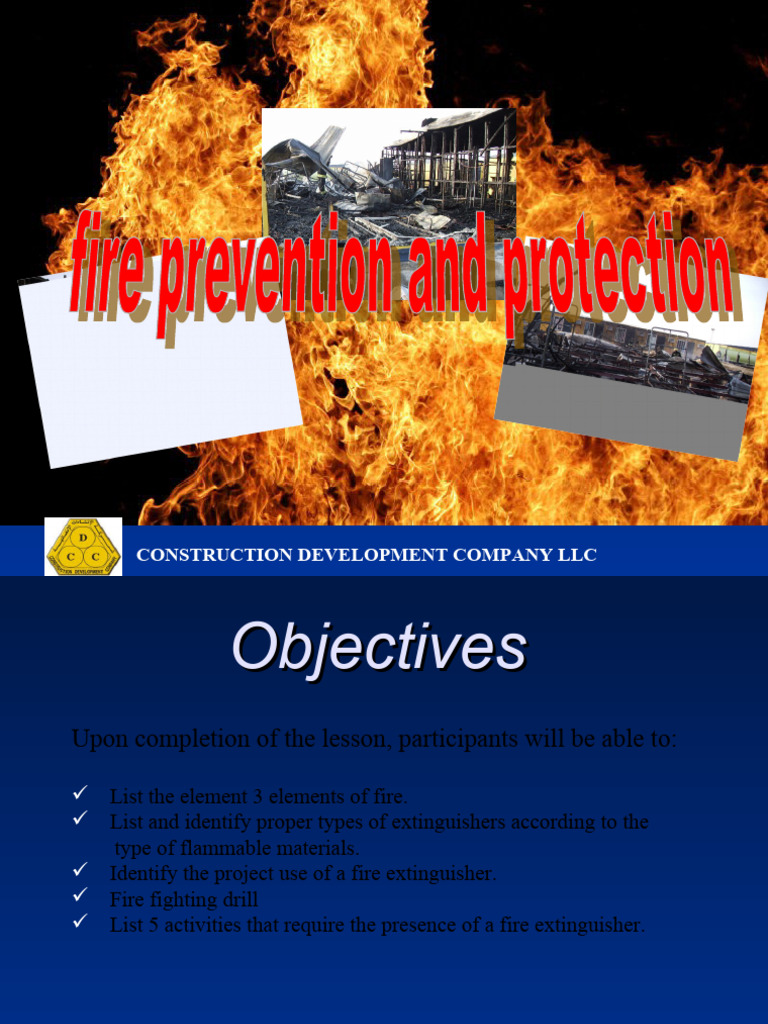 CDC Fire Prevention (Compatibility Mode) (Repaired) | PDF | Fuels | Fires