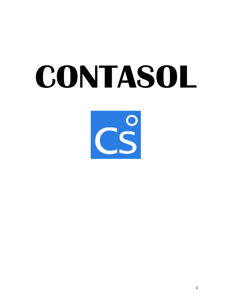 Apuntes Contasol | PDF | Contabilidad | Ventana (informática)