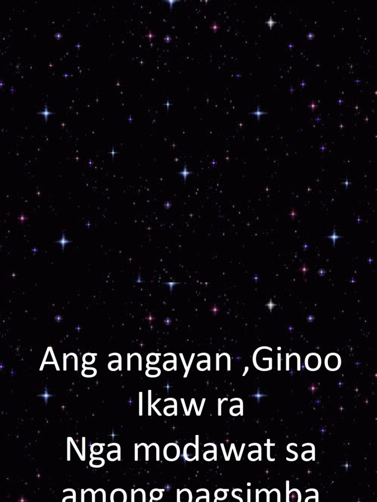 Ang Angayan Ginoo Ikaw Ra | PDF