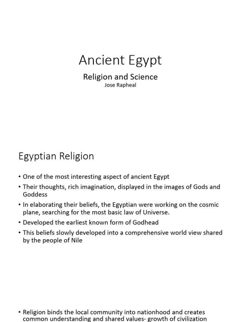Egyptian - Religion and Science | PDF | Akhenaten | Deities