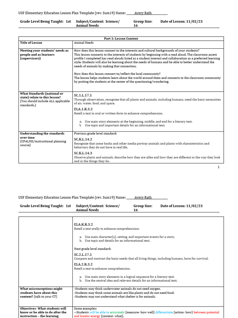 CT Lesson Plan 2 | PDF | Lesson Plan | Educational Assessment