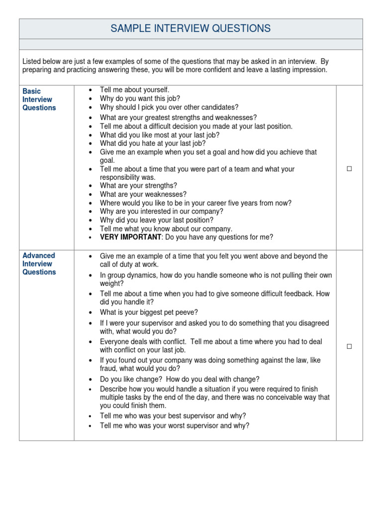 Interview Ques | PDF | Psychological Concepts | Behavioural Sciences