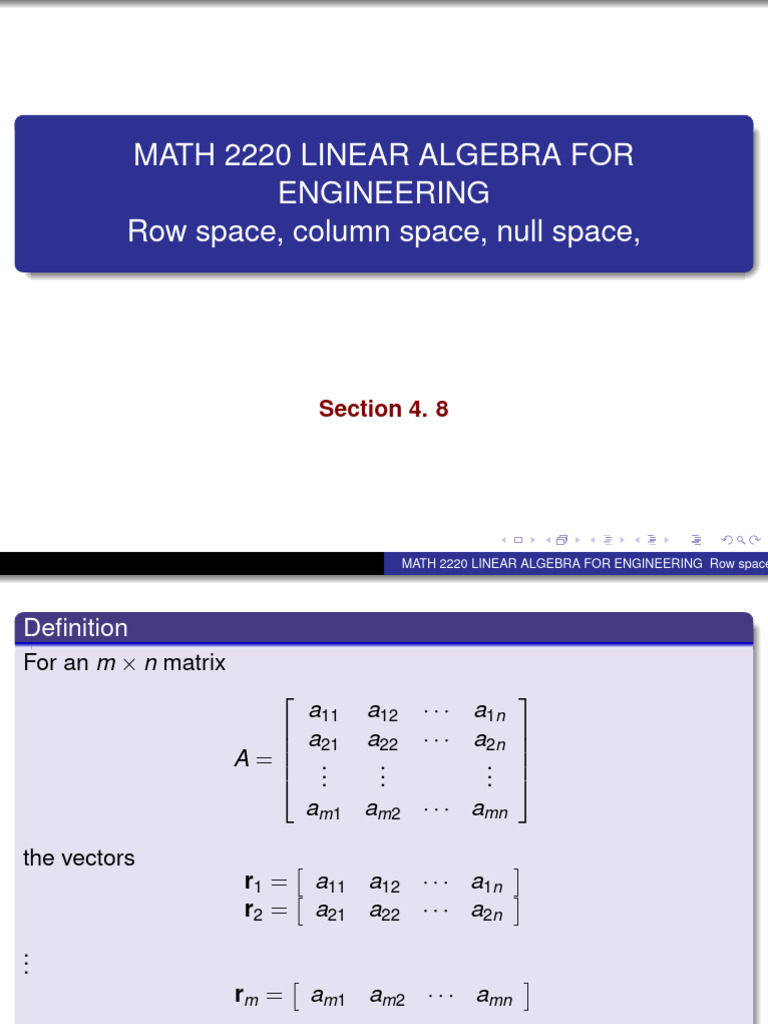 Section4 8 | PDF | System Of Linear Equations | Linear Algebra