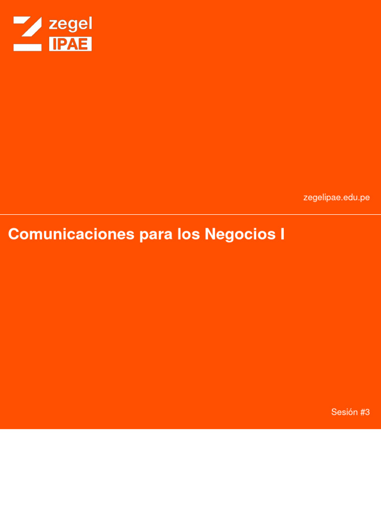 Comunicaciones Negocios I 3 | PDF | Comprensión lectora | Dialecto