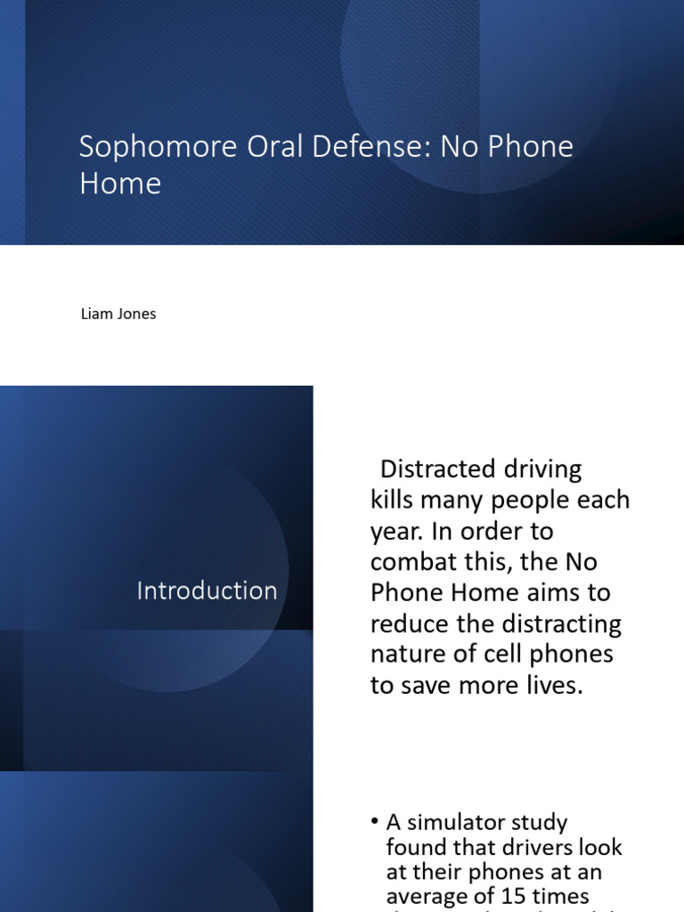 Sophomore Oral Defense Template | PDF | Driving | Driving Under The ...