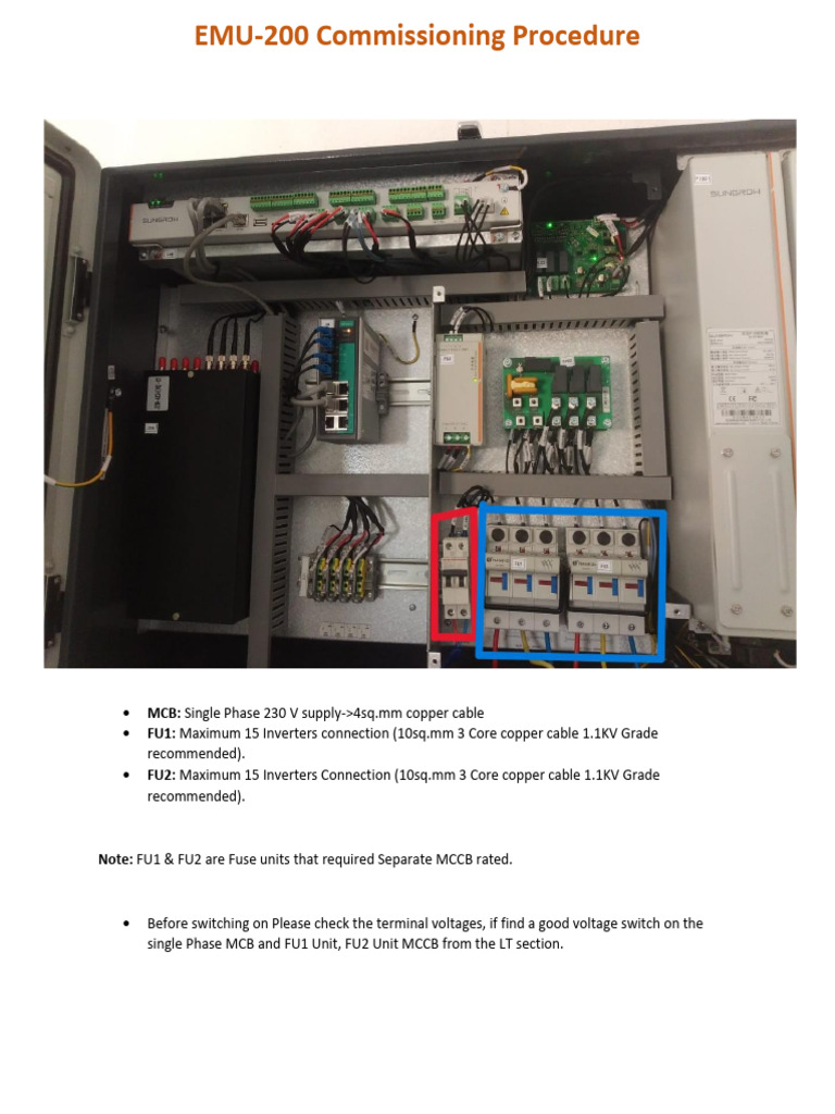 EMU-200 Setup Guide for Technicians | PDF