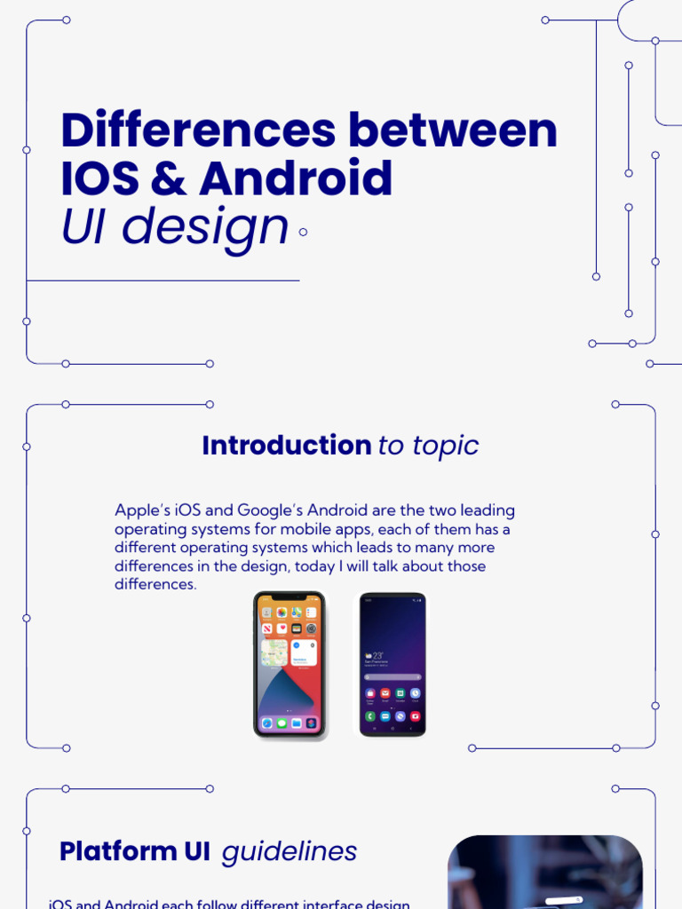 Differences Between IOS & Android | PDF | Ios | Android (Operating System) Differences Between IOS & Android | PDF | Ios | Android (Operating System)