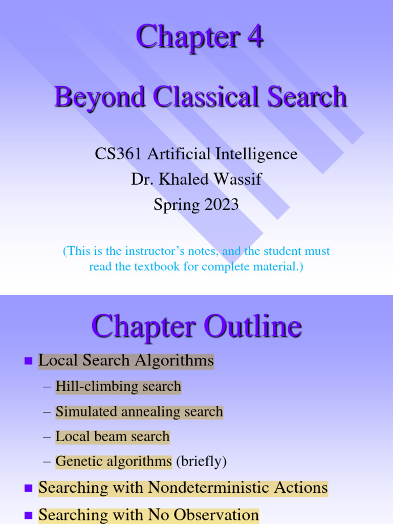 W Chapter4 | PDF | Genetic Algorithm | Mathematical Optimization
