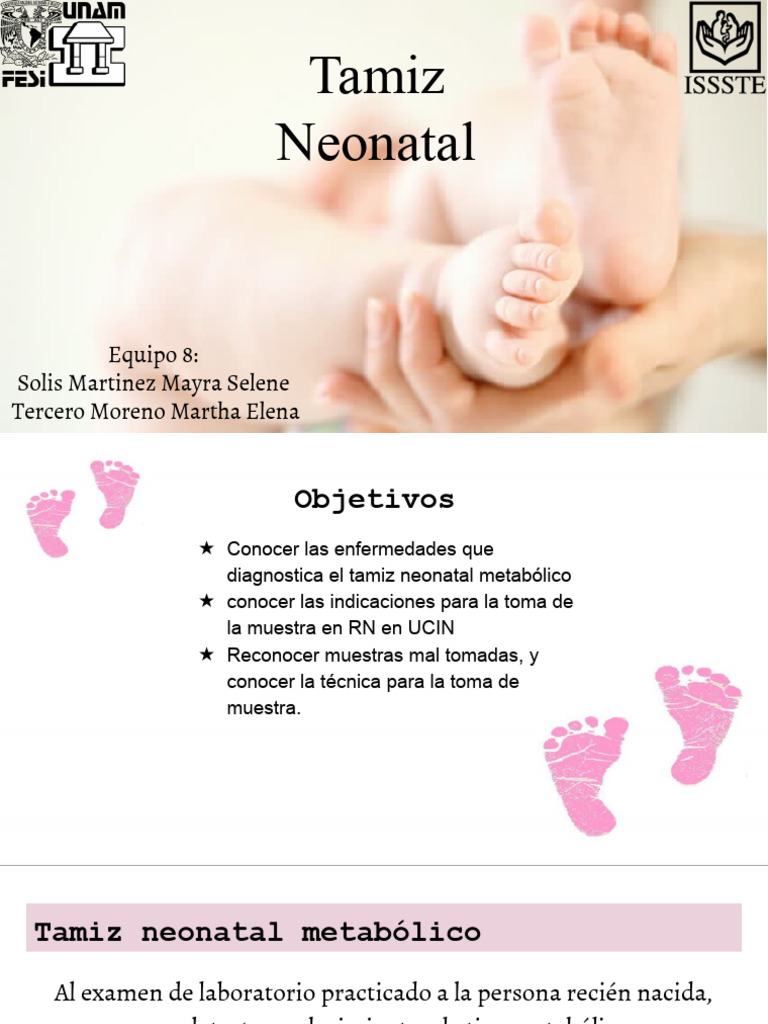 Tamiz Neonatal | PDF | Hormona estimulante de la tiroides | Cortisol