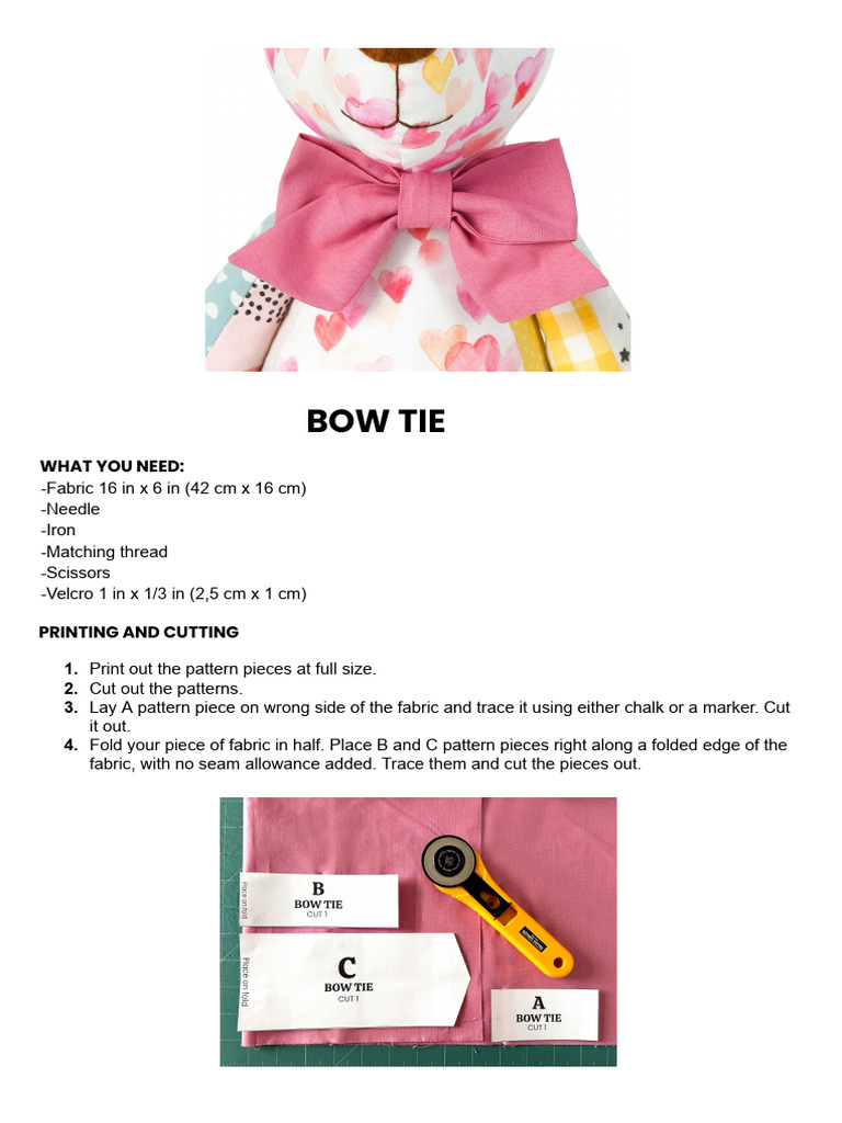 Bow Tie Instructions | PDF