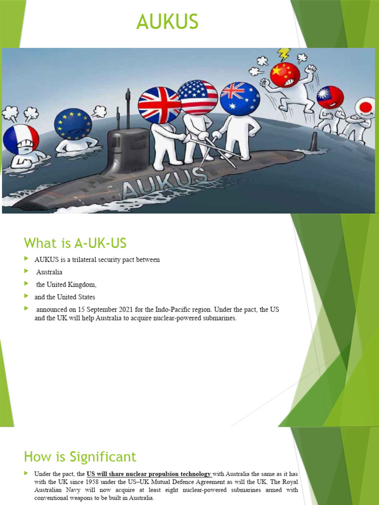 AUKUS | PDF | Nuclear Energy | International Security