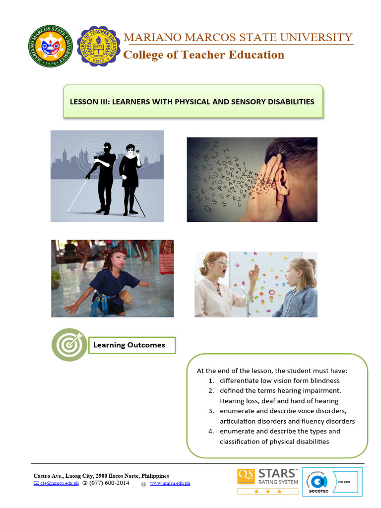 Understanding Sensory Disabilities | PDF | Visual Acuity | Hearing Loss