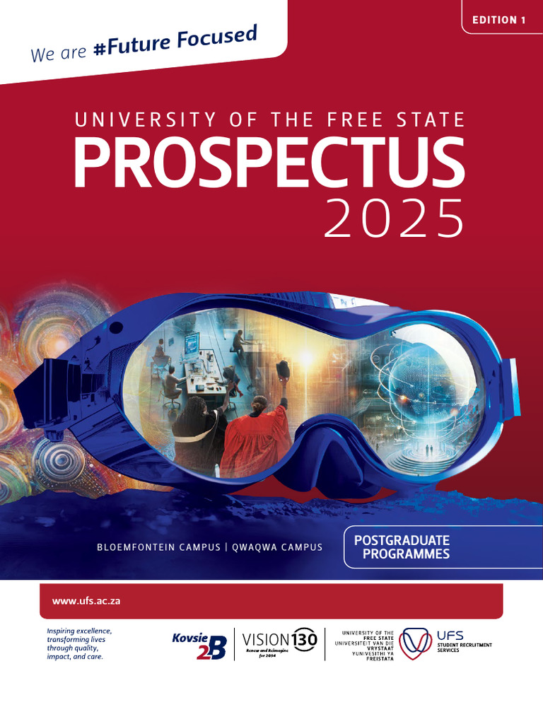 Ufs Postgrad Prospectus 2025 | PDF | Postgraduate Education ...