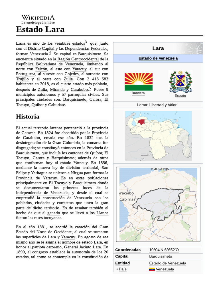 Estado Lara | PDF
