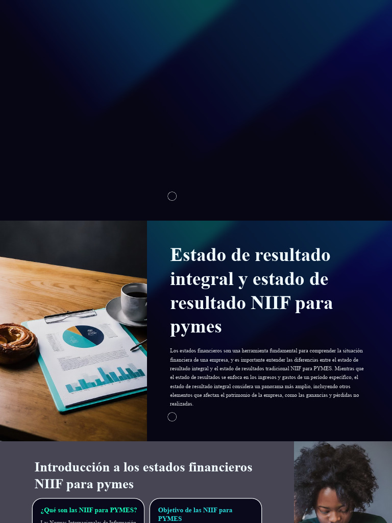 Estado Del Resultado Integarl y Estado de Resultado NIIF para Pymes | PDF | normas ...
