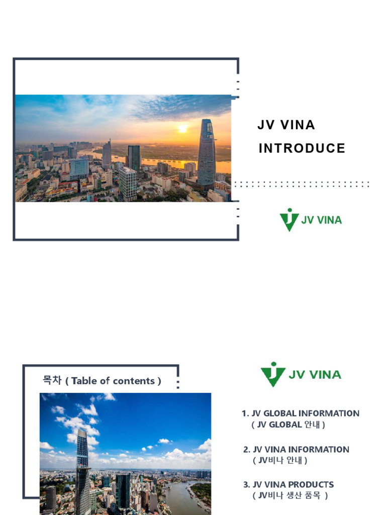 JV Company Profile (220716) | PDF | Lamination | Materials