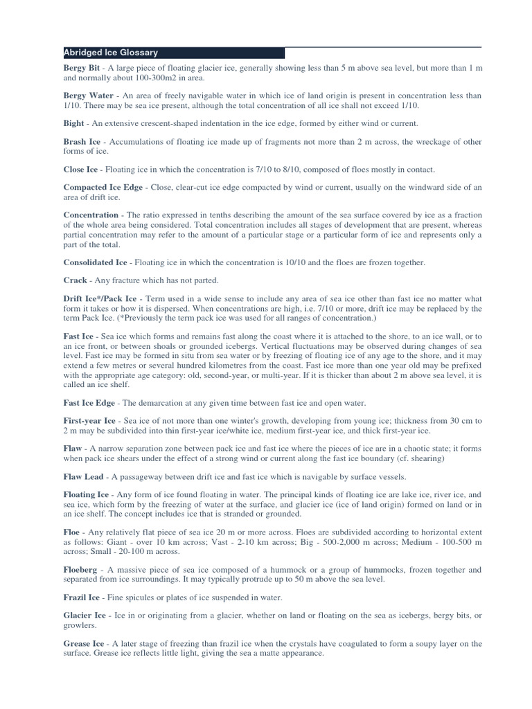 The Baltic Ice Code | Download Free PDF | Sea Ice | Baltic Sea