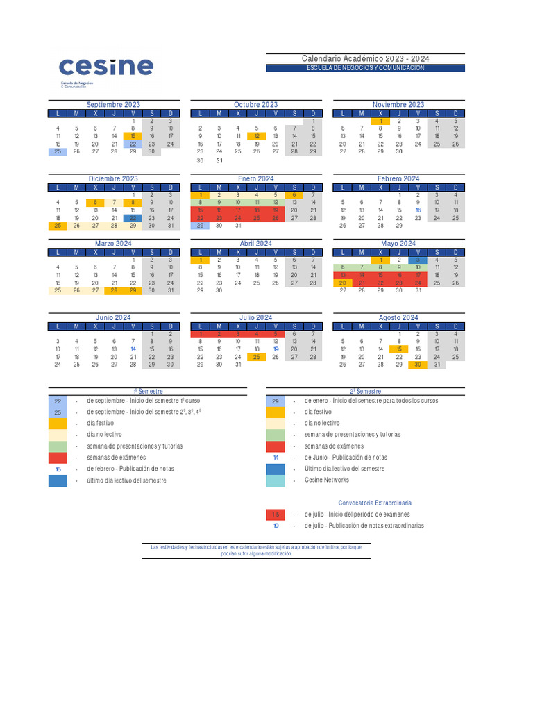 Calendarios Académicos 2023 - 24 - 0 | PDF Calendarios Académicos 2023 - 24 - 0 | PDF