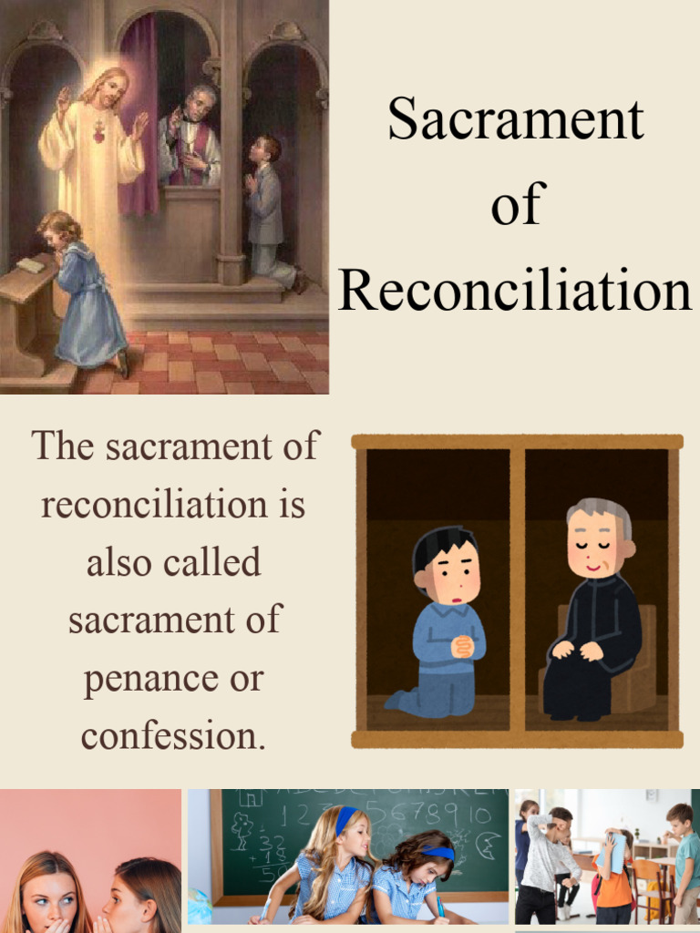 Sacrament of Reconciliation Guide | PDF | Religion & Spirituality
