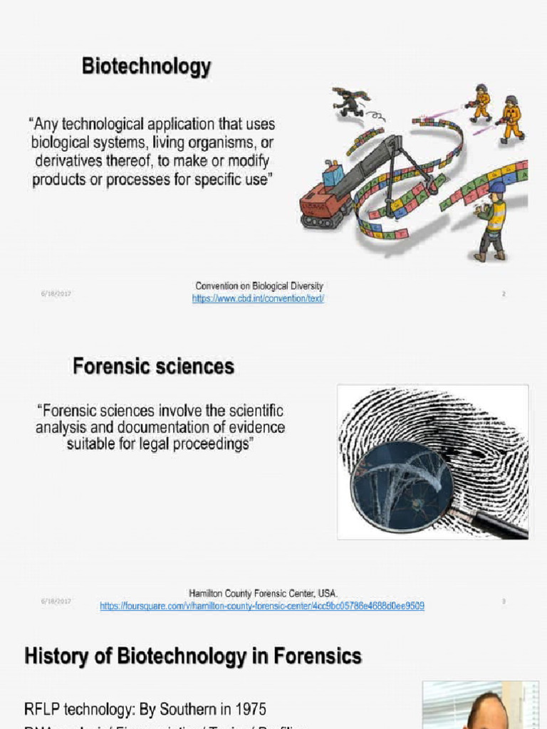 Forensic Biotechnology | PDF