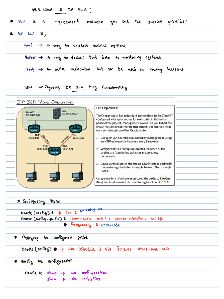 Configure and Verify Cisco IP SLA | PDF