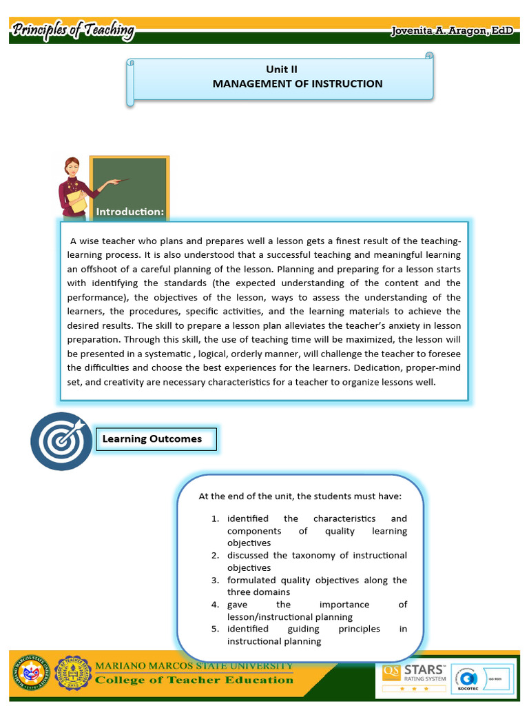 Teacher's Guide to Lesson Planning | PDF | Learning | Teachers