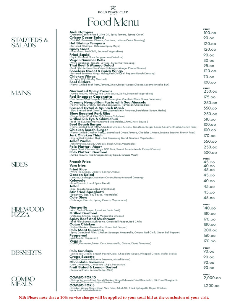 PBC Menu | PDF | Hamburgers | Coleslaw