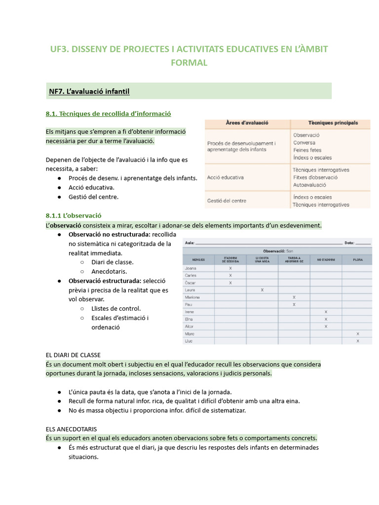 Apunts de DIDÀCTICA UF3 NF8 | PDF