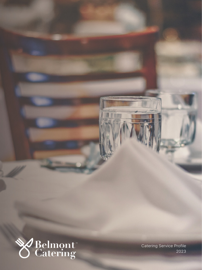 BELMONT CATERING Profile | PDF | Cuisine | Cooking