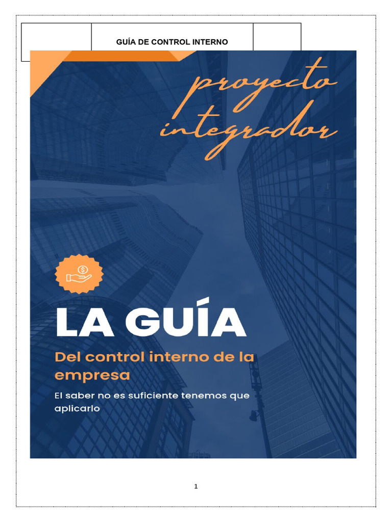Guia de Control Interno - Nic8 | Descargar gratis PDF | Auditoría | Contabilidad