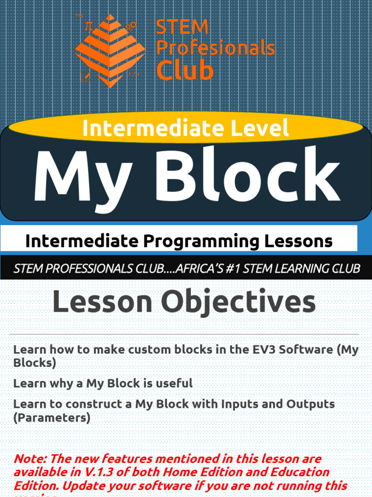 My Blocks Updated | PDF | Parameter (Computer Programming) | Software Engineering