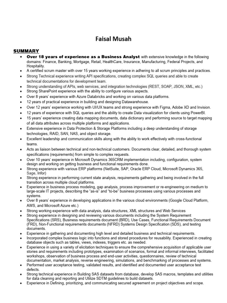 Faisal Musa | PDF | Agile Software Development | Scrum (Software ...