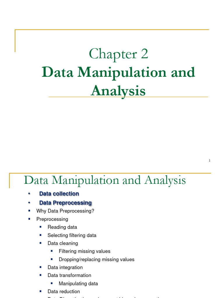 Data Manipulation in DS 2024 | PDF | Quartile