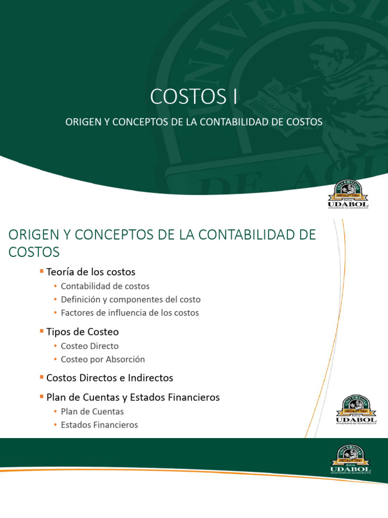 1 Origen y Conceptos de La Contabilidad de Costos - Parte 2 | PDF | Contabilidad | Costo