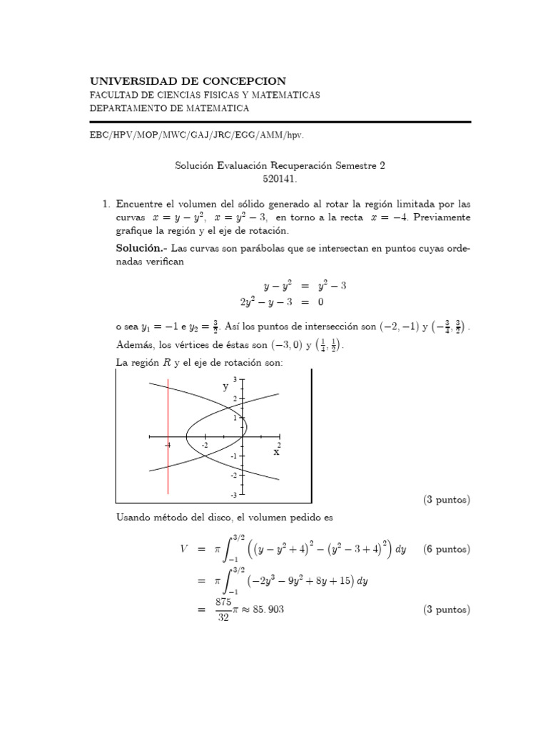 Evr 2008 2 Pauta | PDF | Integral | Conceptos matemáticos
