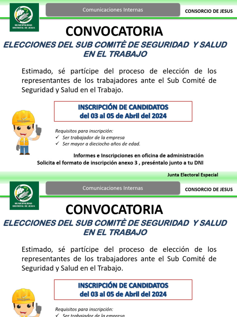 Elecciones Sub Comité de Seguridad | PDF | Elecciones | Gobierno