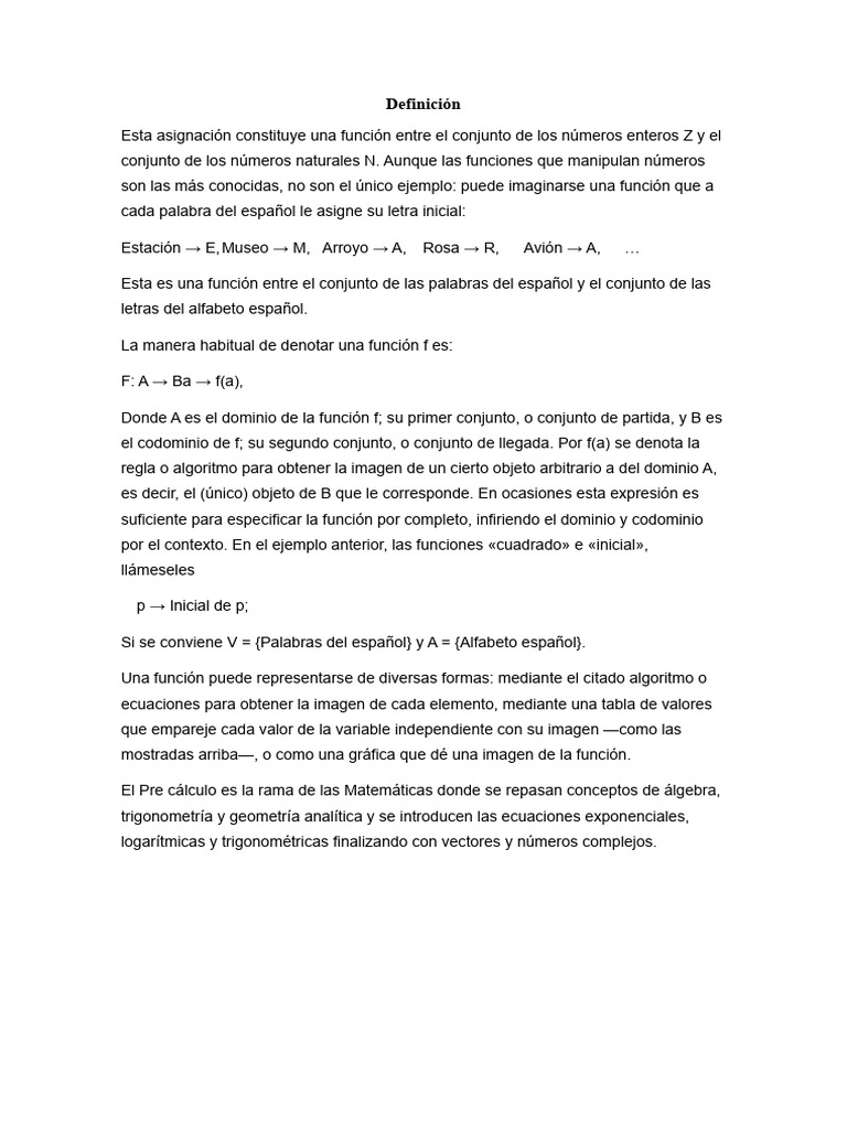 Matemáticas | PDF | Función (Matemáticas) | Matemáticas