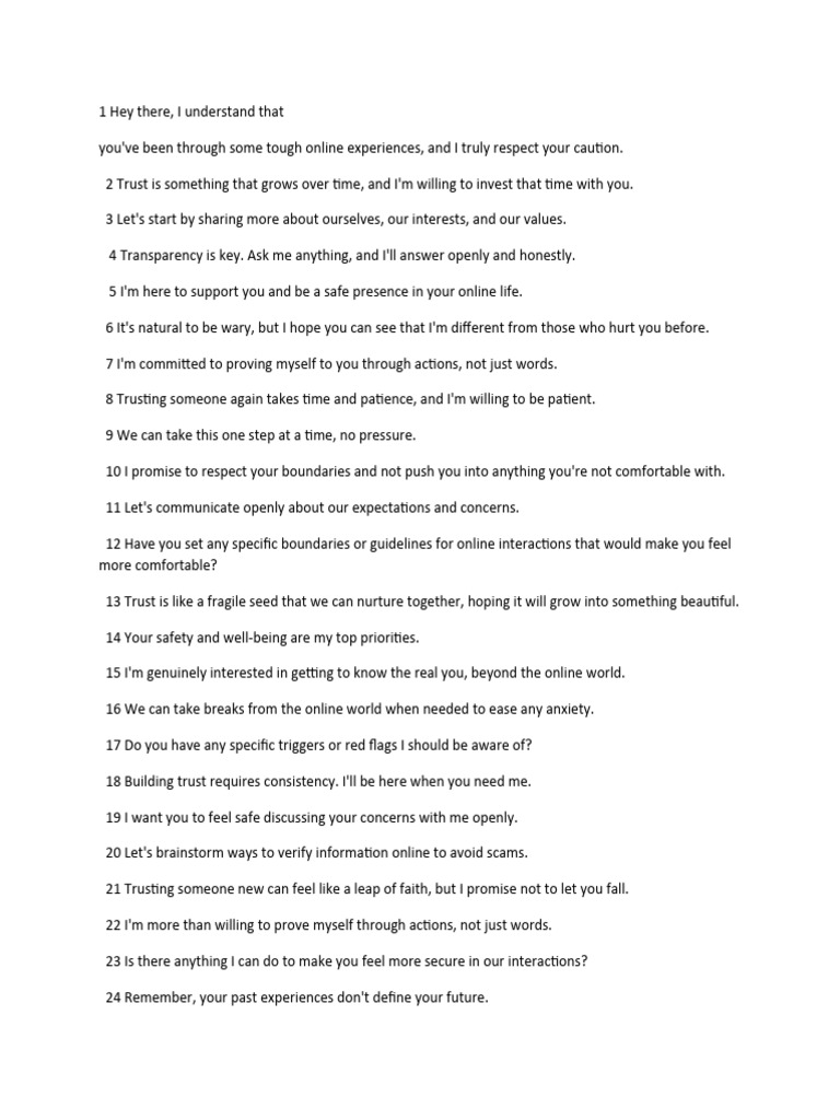 Trust Format | PDF | Social Psychology | Psychological Concepts