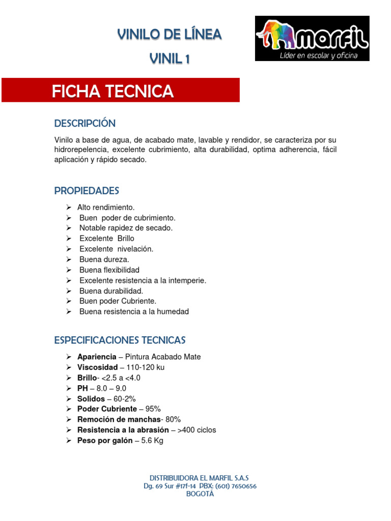 Vinilo 1LT | PDF | Pintar | Materiales