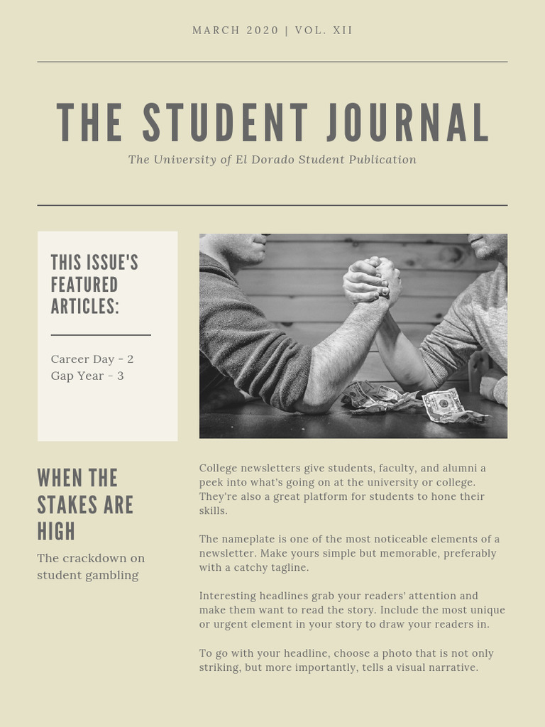 Off White Vintage Newspaper Style Newsletter - 20240430 - 181133 - 0000 ...