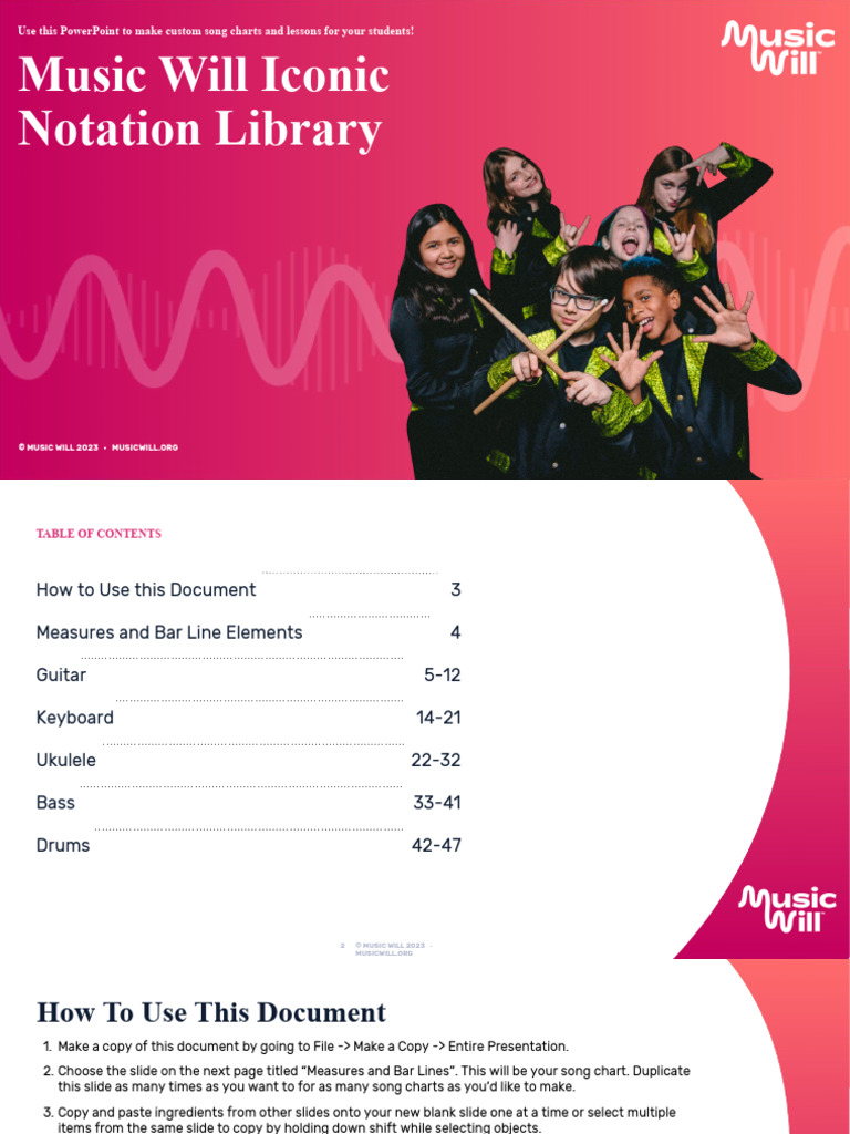 Music Will Iconic Notation | PDF | Chord (Music) | Popular Music