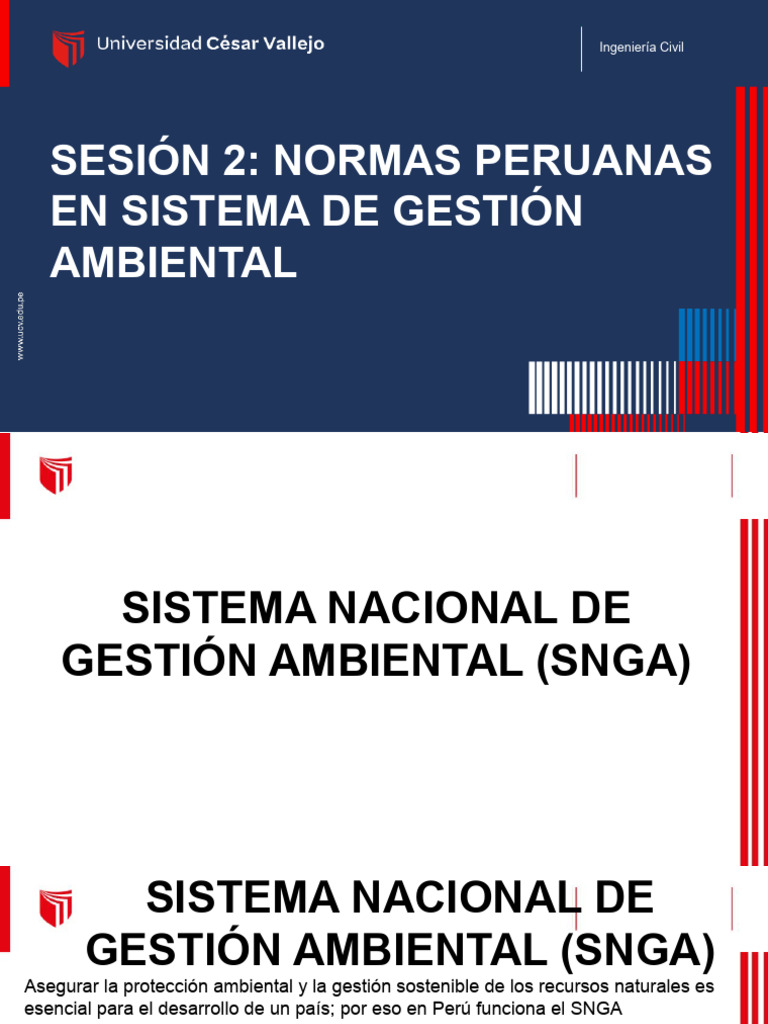 Sesión 2 SGA 2024-I | PDF | Entorno natural | Política de medio ambiente